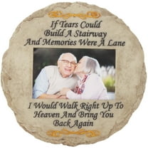 Spoontiques Bronze Angel Stepping Stone - Resin Decorative Stone for ...