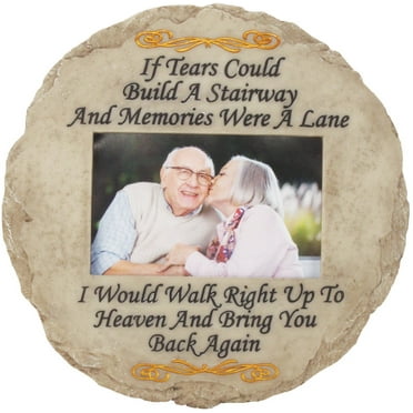 Spoontiques Bronze Angel Stepping Stone - Resin Decorative Stone for ...