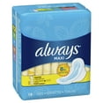 Always Maxi Size 1 Regular Pads with Wings, Unscented, 18 Count HSA/FSA ...