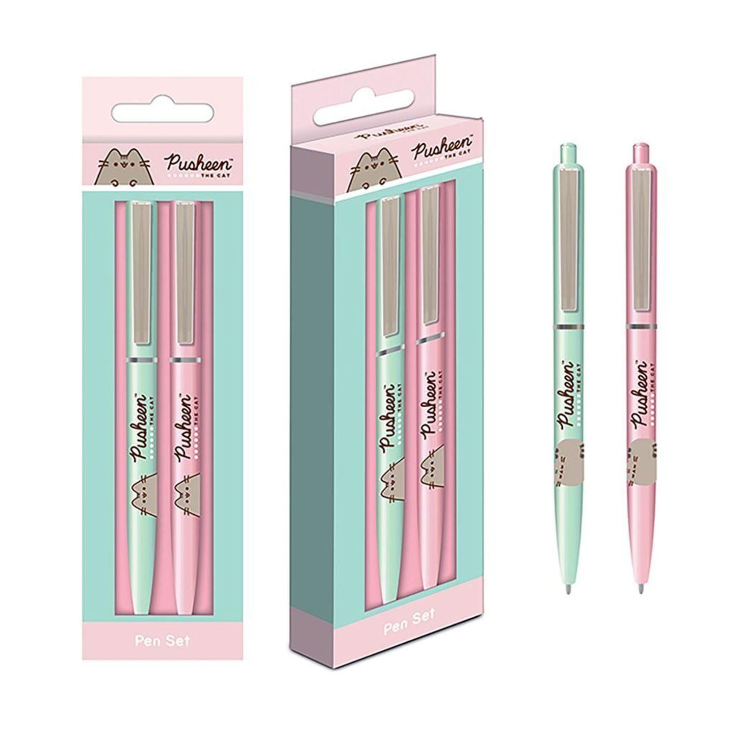 Click here for Pusheen Botanical Pen Set (Pack Of 2) One Size prices