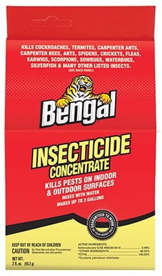Bengal Chemical 33100 Concentrate Insecticide kills, 2 oz - Walmart.com