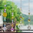 Cagogo Summer Window Crystal Light Catchers, Hanging Rainbow Maker For ...