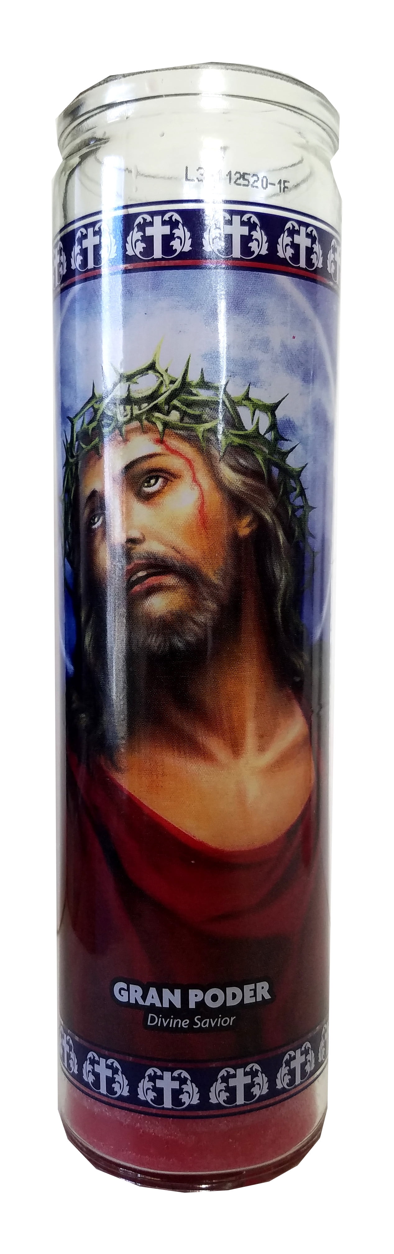 Divine Savior (Gran Poder) Red Devotional Candle - Walmart.com