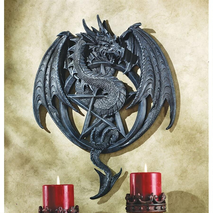 Design Toscano The Dragons Pentacle Wall Sculpture - Walmart.com ...