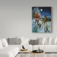 Trademark Fine Art 'Moonlight Delivery' Canvas Art by Hal Frenck ...