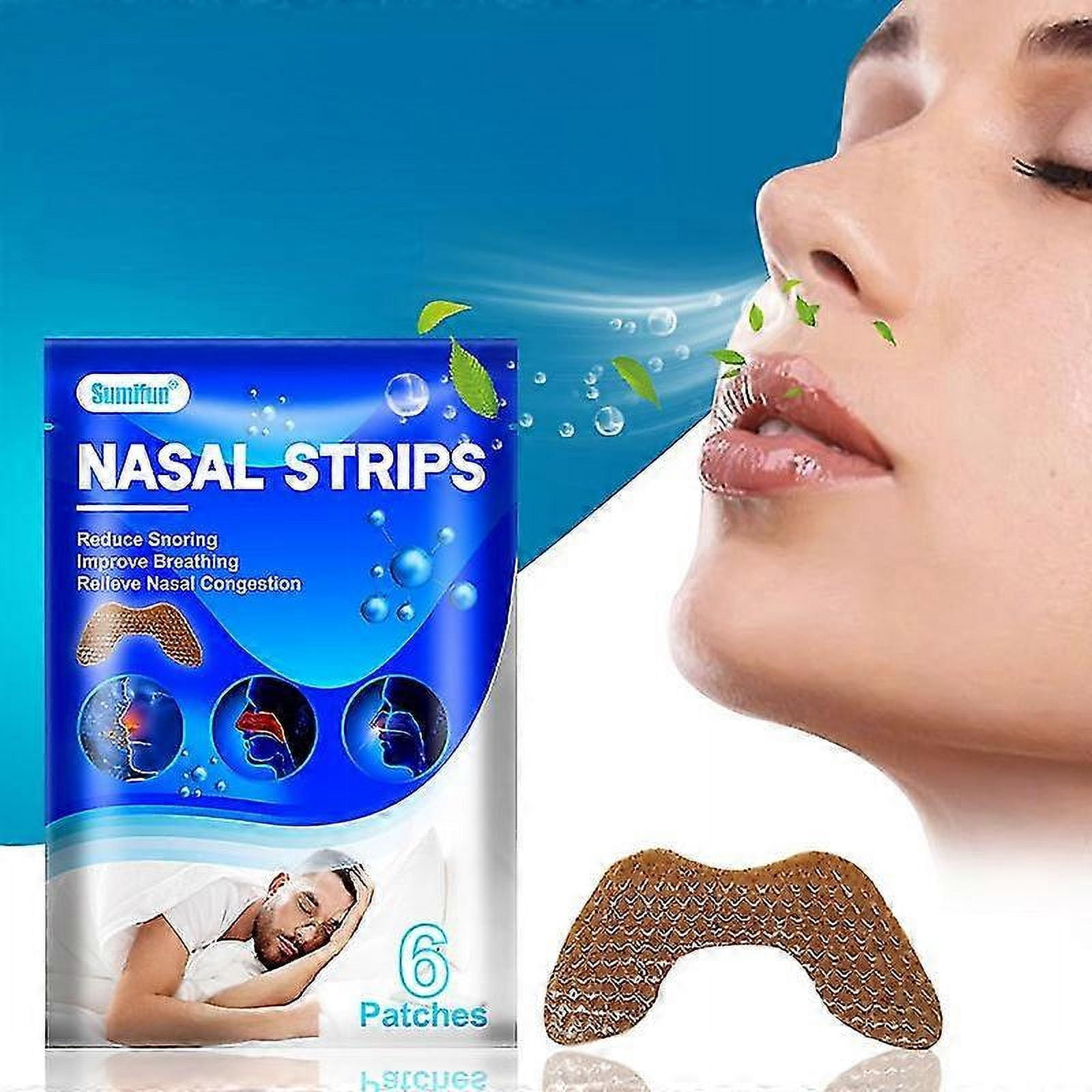 Tiras nasales a base de hierbas para tratar la rinitis y la sinusitis ...