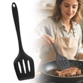 Silicone Frying Spatula For Non Stick Pan Heat Resistant Slotted Turner ...