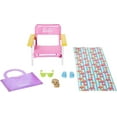 Barbie Beach Set with Pet Puppy & Chair, 6 Storytelling Pieces ...