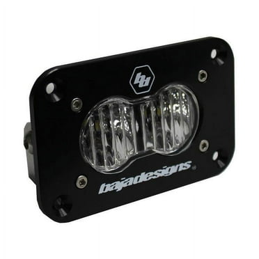 Baja Designs Squadron Sport Black Wide Cornering Pattern Flush Mount ...