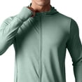 WRFWUL Men's Athletic Long Sleeve Hooded Jacket Full Zip Lightweight ...