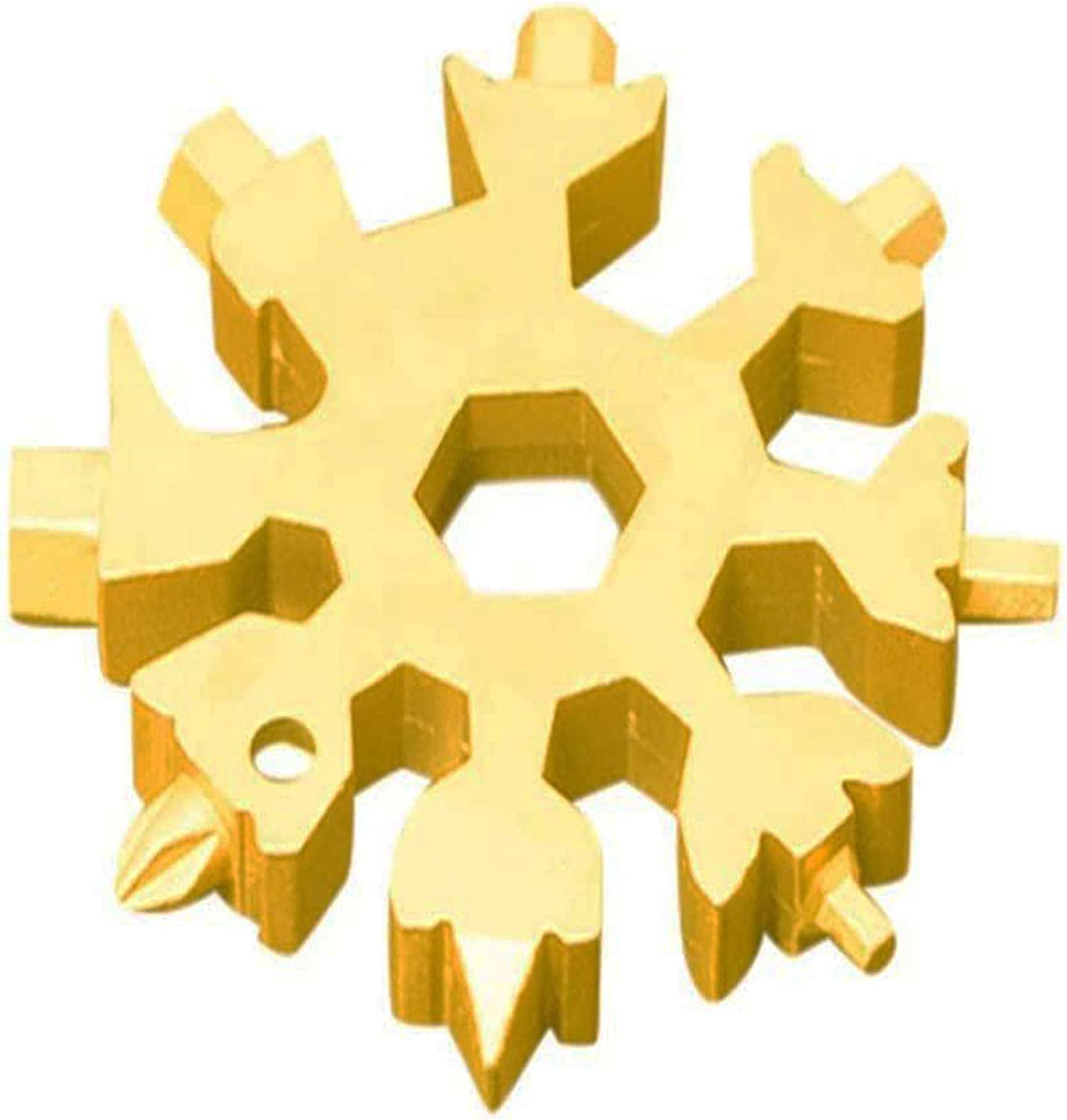 19-in-1 Snowflake Multi Tool, Stainless Steel Snowflake Bottle Opener ...