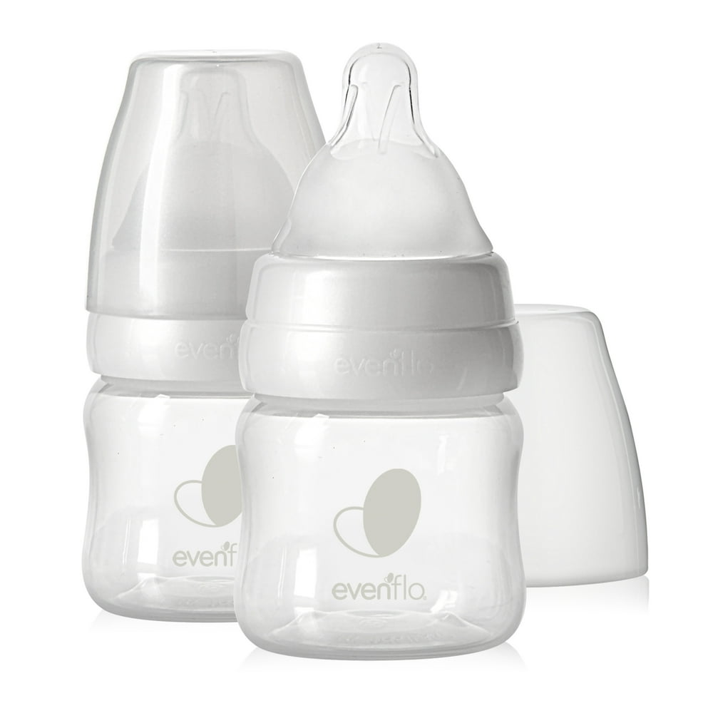 Evenflo Balance + Standard Neck BPA-Free Plastic Baby Bottles - 2oz ...