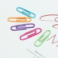 Pen+Gear Paper Clips 28mm 5 Neon Color Vinyl Coated, Home School Office ...