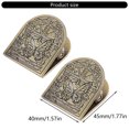 2Pcs Retro Note Paper Clip Metal Bookmarks Clip Scrapbooking Page Clamp ...