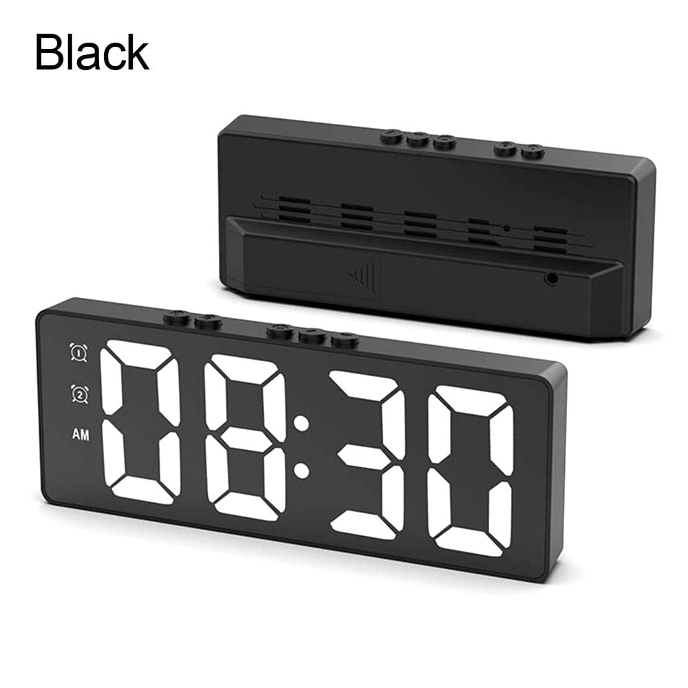 Bedside Table Temperature Calendar Number Clock Backlight Large Number ...
