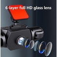 Rechargeable Dash Cam No Wires,Wireless Front/Rear/Inside Car Dashcam ...