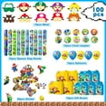 ElifJoyDeco Super Mario Bros Party Favors, 100pcs Mario Masks, Boxes ...