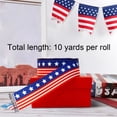BNNG 250th Anniversary Patriotic Wired Ribbon - Red White Blue Striped ...