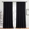 NICETOWN Black out Curtains Rod Pocket Curtain Panels Thermal Insulated ...