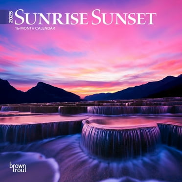 2025 Sunsets Mini Calendar - Walmart.com