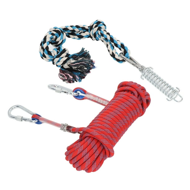 Dog Tug Rope Toy, Muscle Builder Spring Pole Dog Rope Toy For All Sizes Dogs Red - Walmart.ca