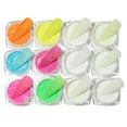 Weipeensee 12 Colors Manicure Luminous Powder Luminous Diy Nail ...