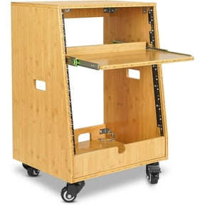 STRK-M30U Sound Town 30U Universal Steel Rack, w/ 3" Locking Casters ...