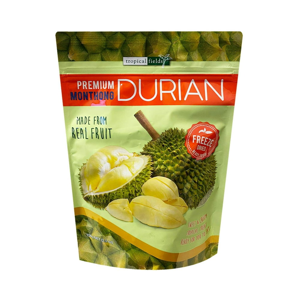 Tropical Fields Premium Monthong Freeze-Dried Durian, 3.5 Ounce ...