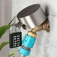 CoreLiving Outdoor Faucet Lock, Heavy Duty Stainless Steel Water Spigot ...
