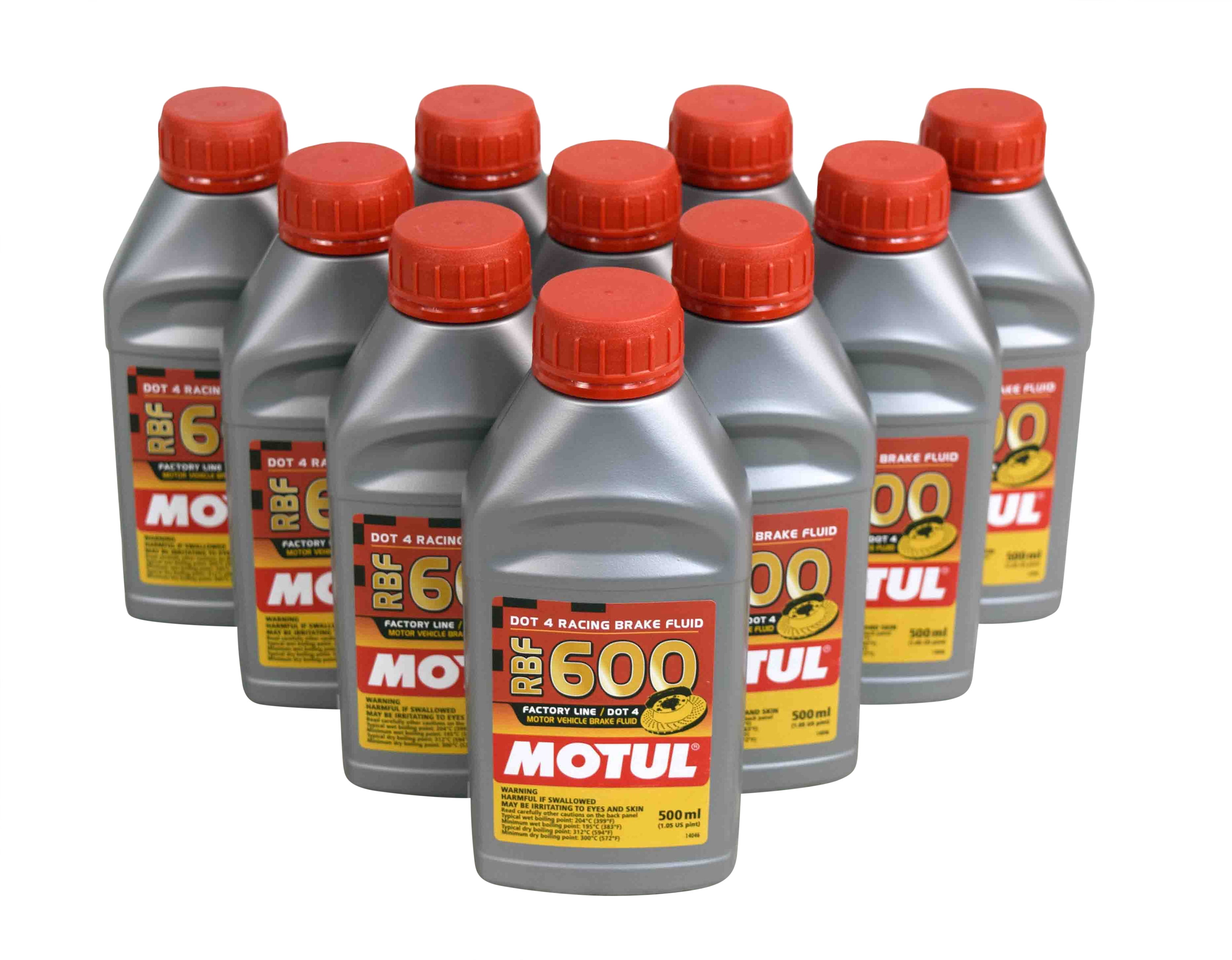 Motul 100949 600 Dot4 100% Synthetic Racing Brake Fluid Brake Fluid ...
