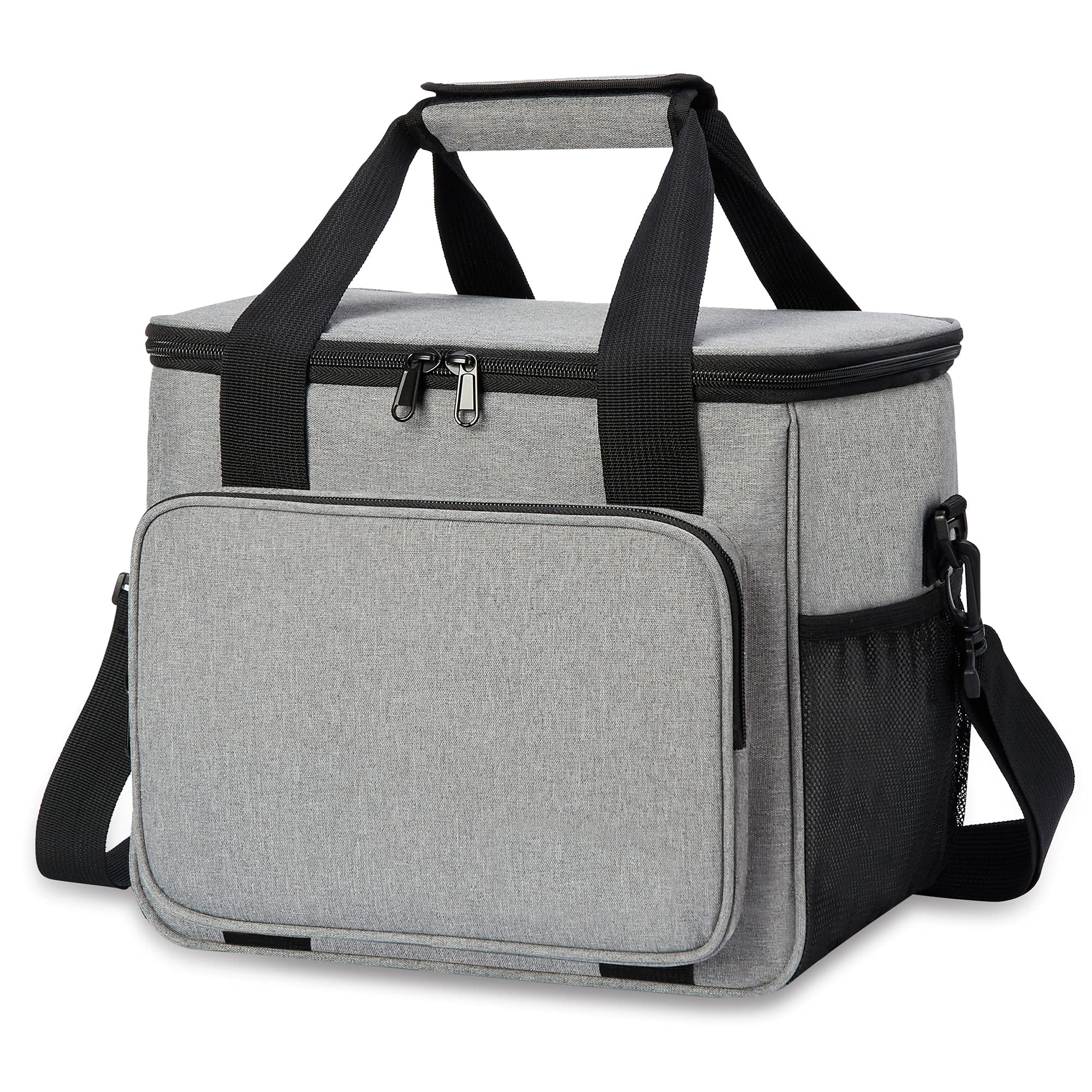 GymChoice Reusable Insulated Lunch Bag Collapsible Ice Pack Cooler Bag ...