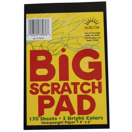 4 in. X 6 in. Big Scratch Pad - Walmart.com