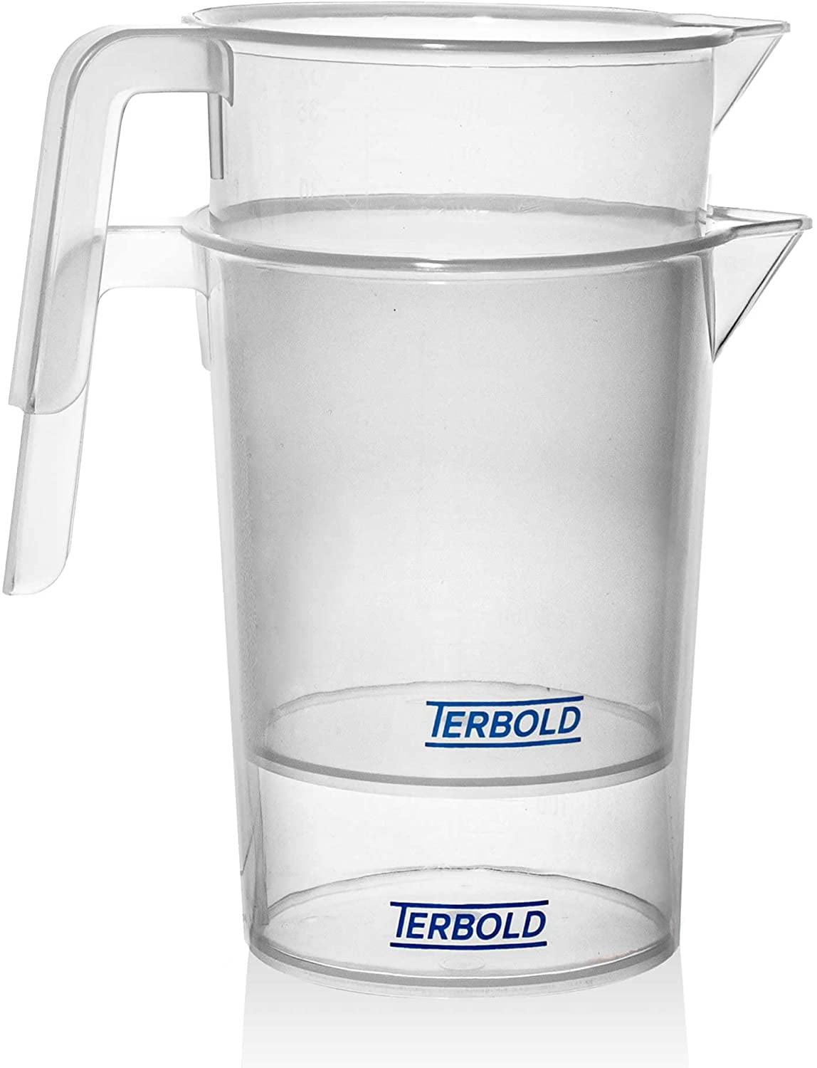Terbold 1 Liter (1000ml) Plastic Graduated Measuring and Mixing Pitcher ...