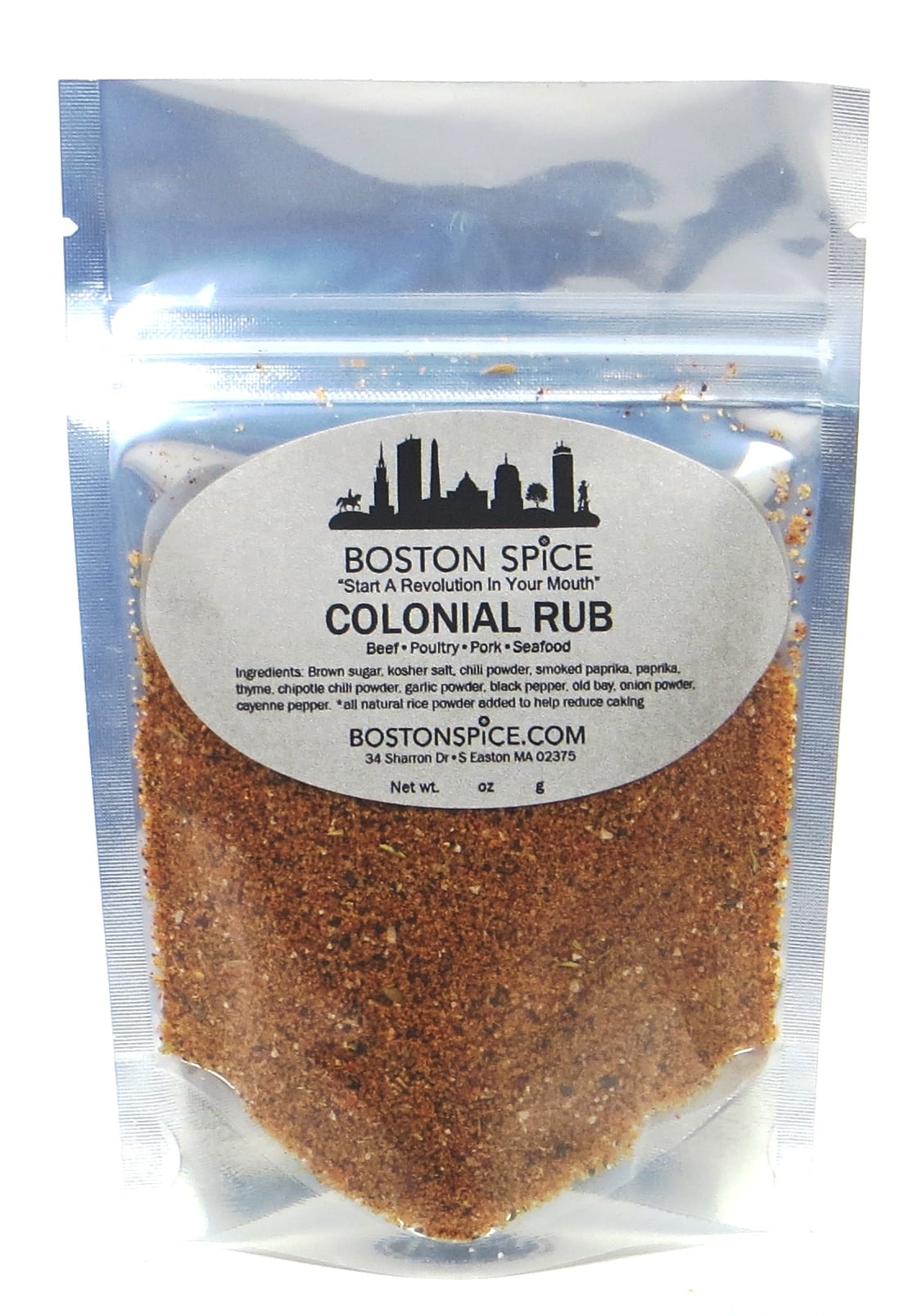 Boston Spice Colonial Rub Handmade Gourmet Barbecue BBQ Grilling Grill ...