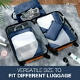Livhil 6 Set Lightweight & Compressed Large to Small Packing Cubes for ...