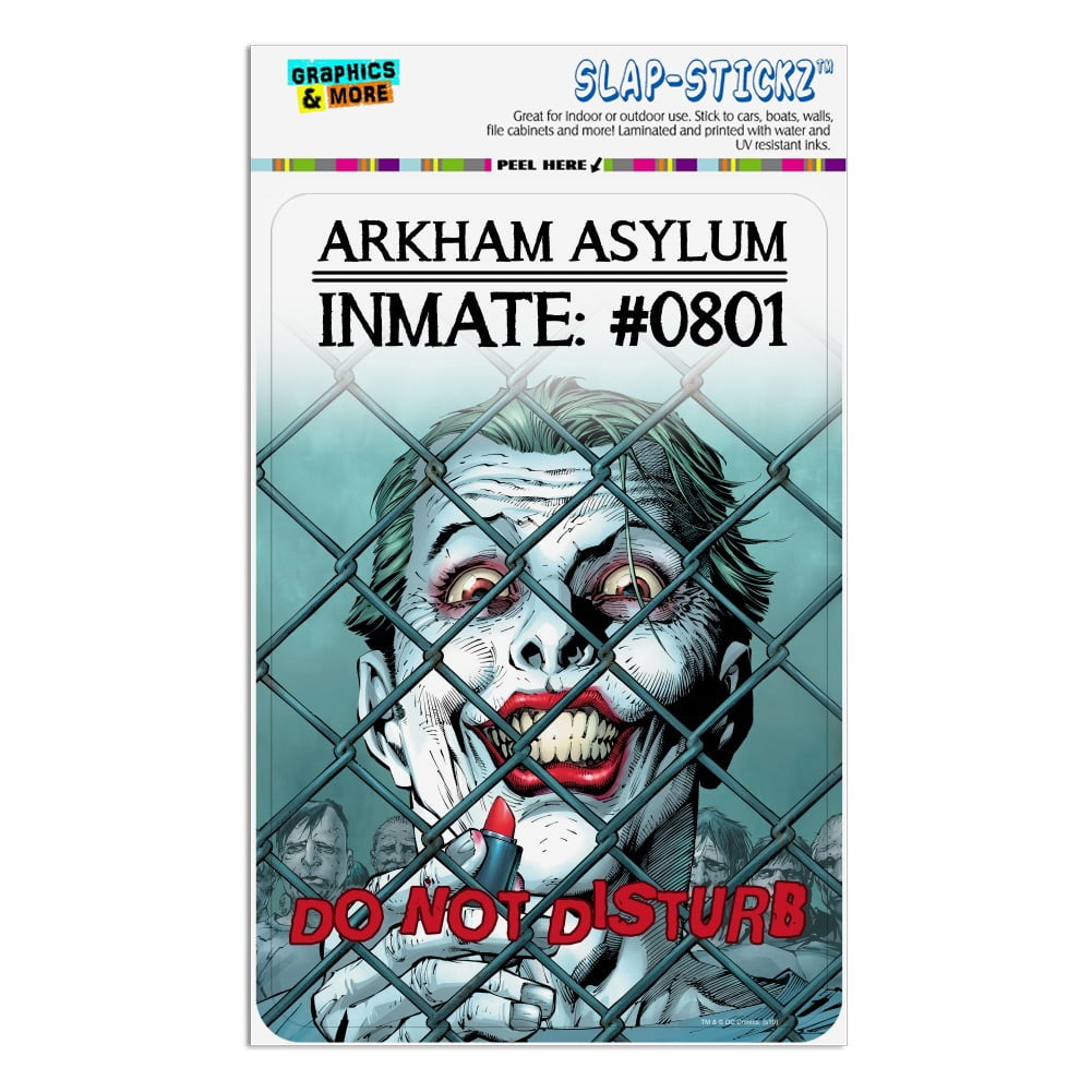 Batman Joker Inmate Do Not Disturb Home Business Office Sign - Walmart.com