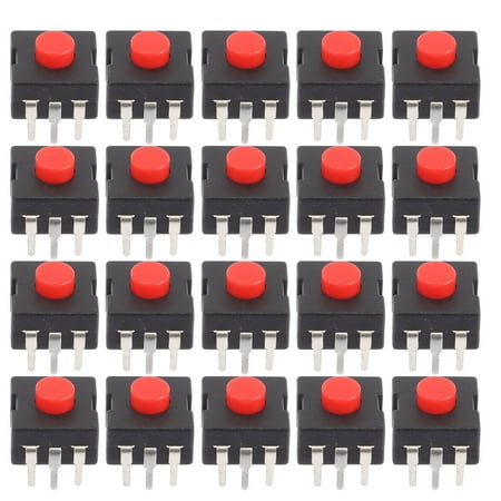 20Pcs Torch Push Button Switches Mini Torch Switch Multi-use Torch ...