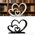 3D Printed Heart Figurine Heart Sculpture Love Statue Modern Farmhouses ...