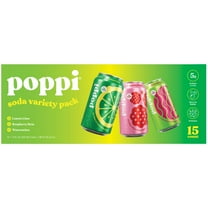 Poppi Prebiotic Soda, Flavorful Variety Pack, 12 Fluid Ounce (Pack of ...