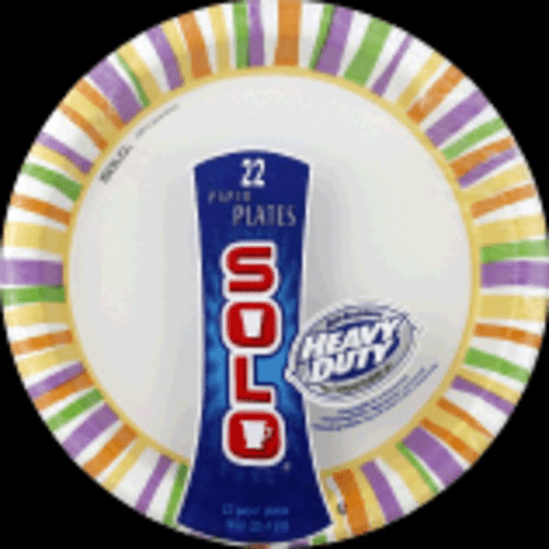 Solo Up for Anything Any Day Plates, 10 In. 22 Ct Designs Vary (Pack of ...
