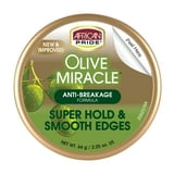 African Pride Olive Miracle Silky Smooth Edges 2.25 oz Frizz Control ...