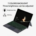 Dufderia Bluetooth Keyboard Backlight For Surface Pro 3 4 5 6 7 8 9 Pro X Go 1 2 3 Keyboard