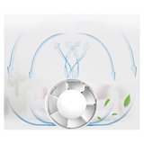 4inch Silent Wall Extractor Exhaust Duct Ventilation Fan Air Blower ...