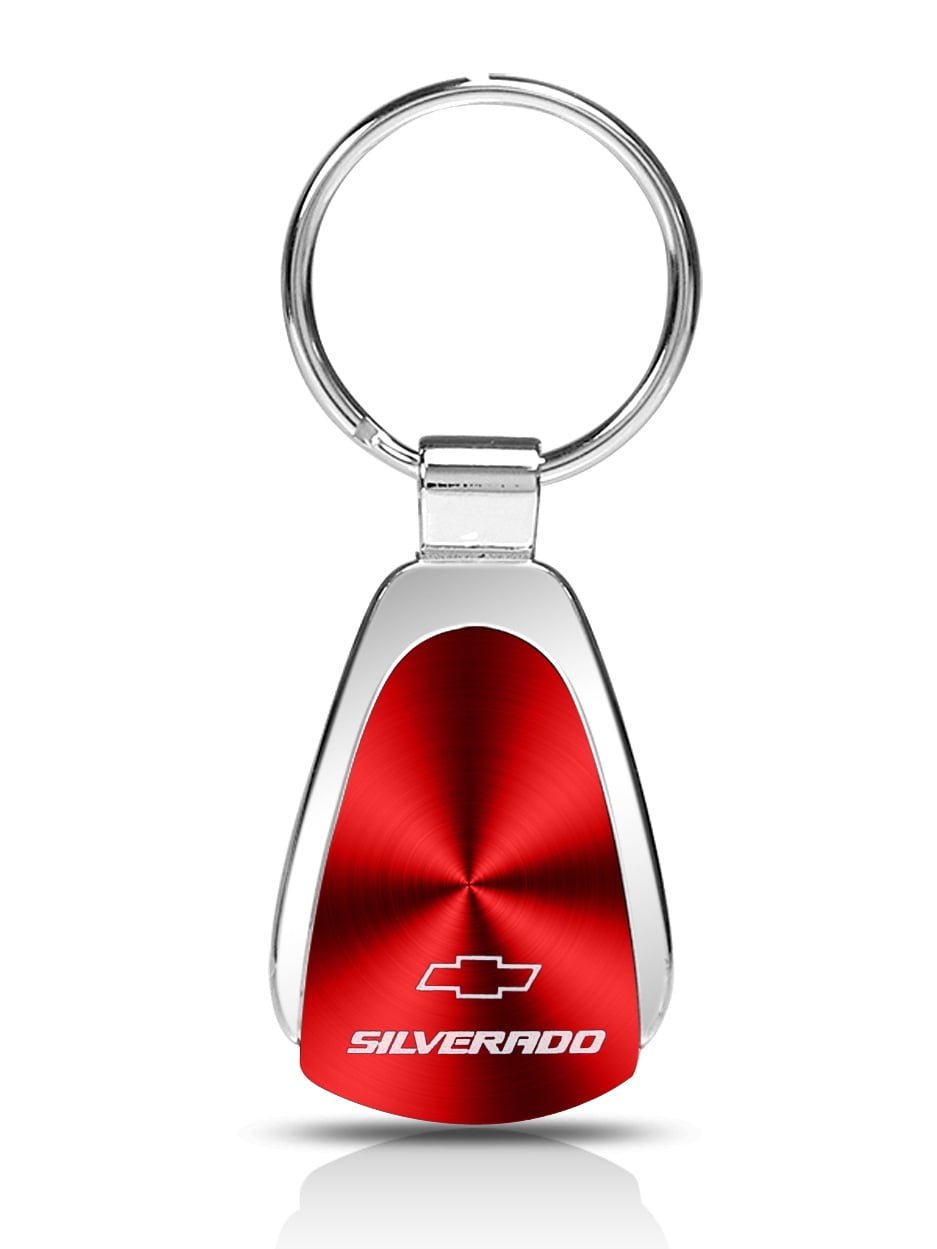 Chevrolet Silverado Red Tear Drop Key Chain - Walmart.com