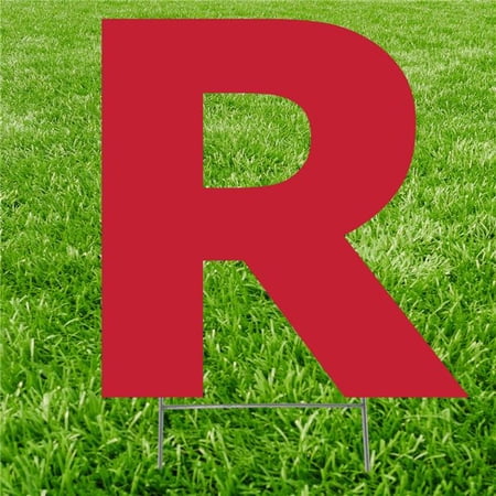 Advanced Graphics 3260 20 x 15 in. Letter R Yard Sign, Red | Walmart Canada