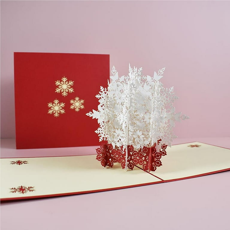 Handmade Snowflake Christmas Cards