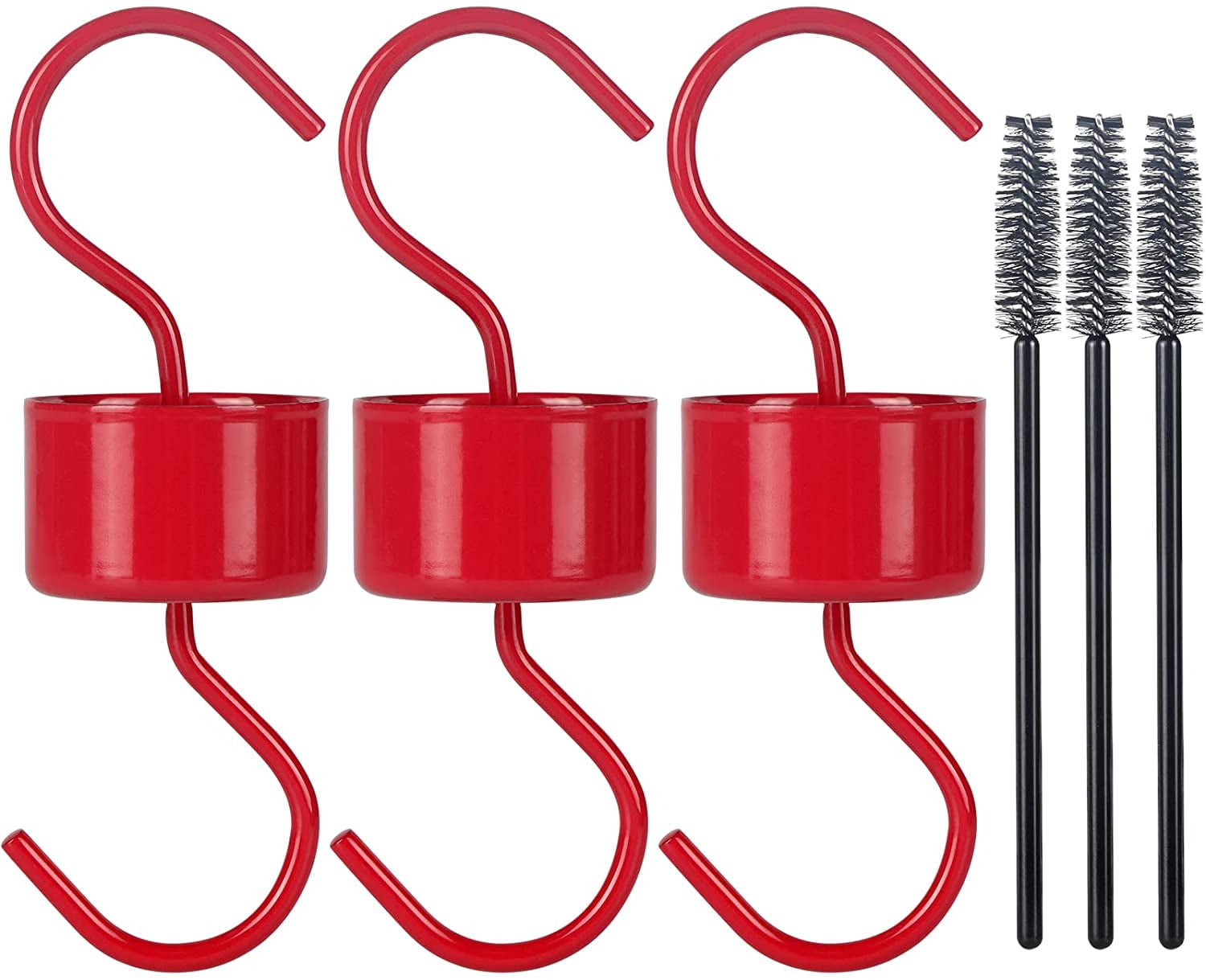 Metal Ant Moat for Hummingbird Feeders, Red Hummingbird Feeder Ant ...