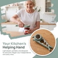 4-in-1 Multi-Function Jar Opener and Bottle Opener, Ergonomic Manual ...