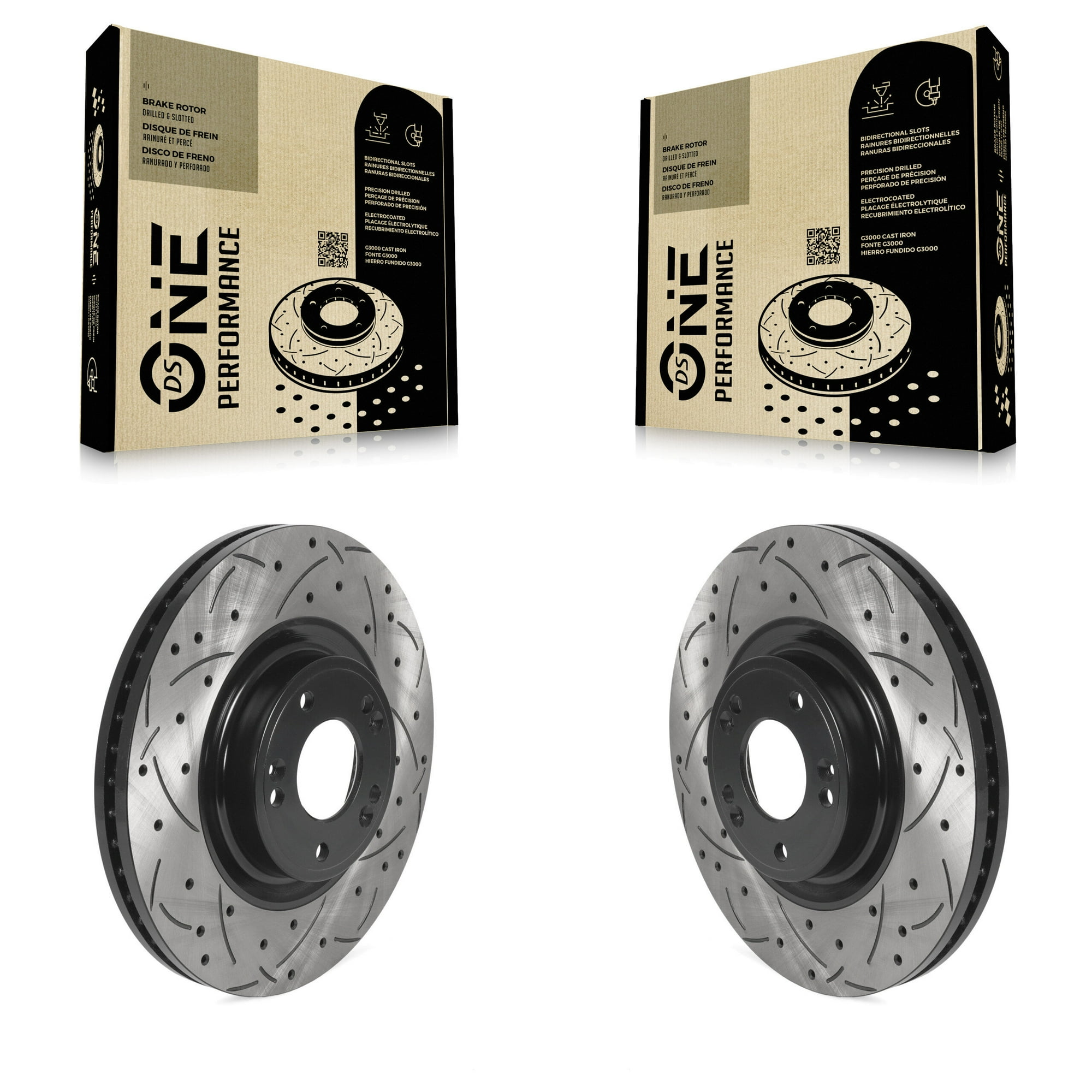 Click here for Ds-One Front Coated Drilled Slotted Disc Brake Rot... prices