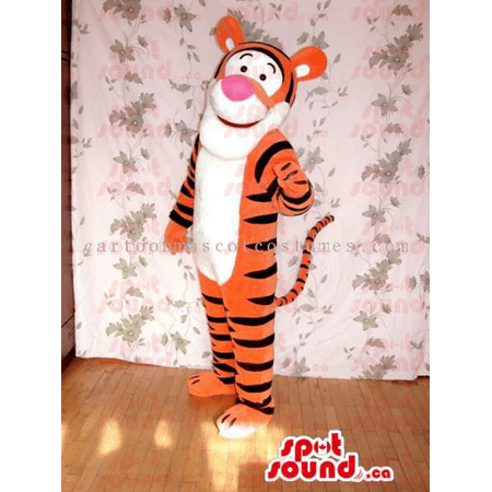 Tiger Winnie The Cartoon Character Animal SPOTSOUND Mascot - Tiger ...